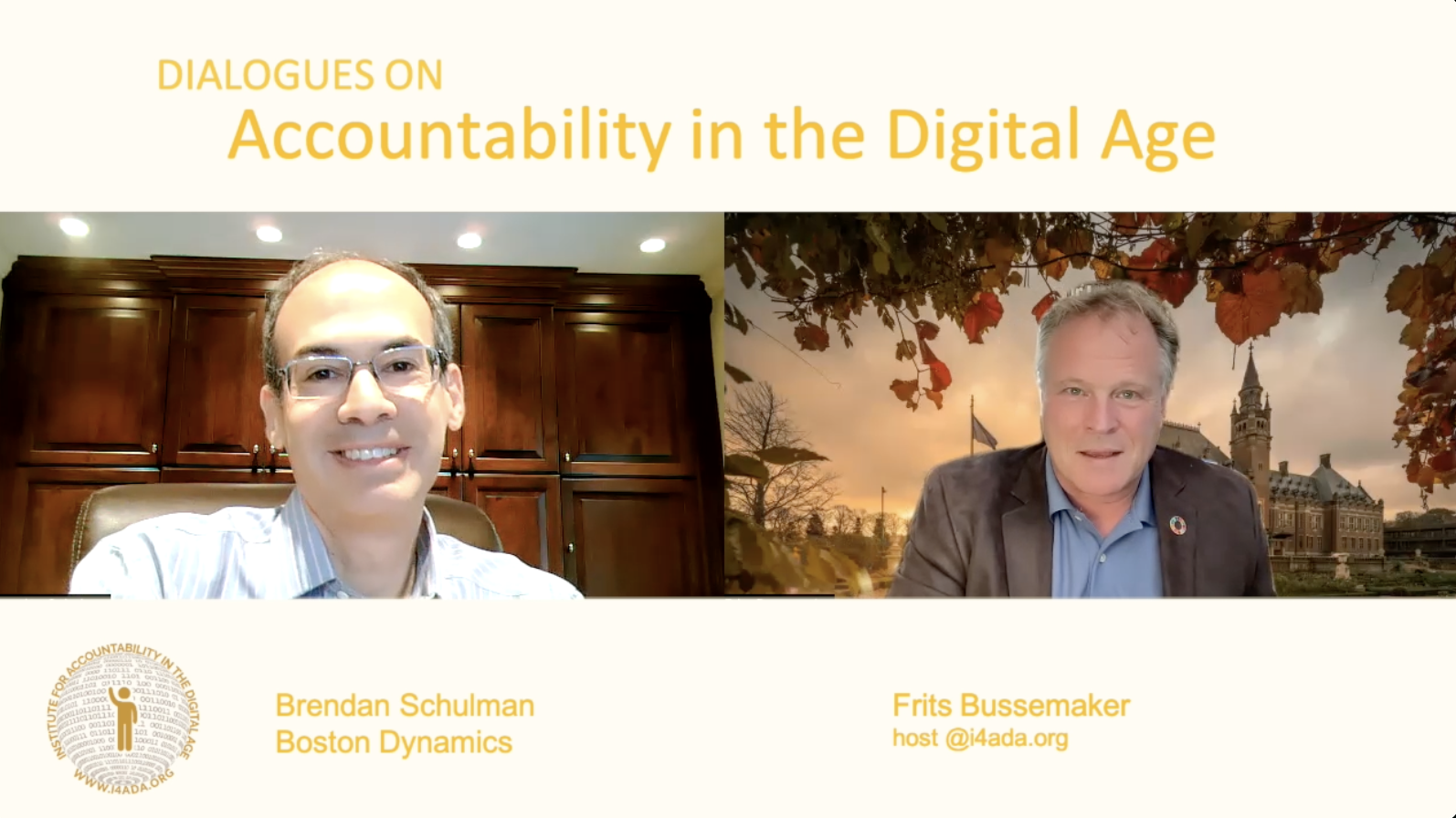 Brendan Schulman - Boston Dynamics - I4ADA Institute